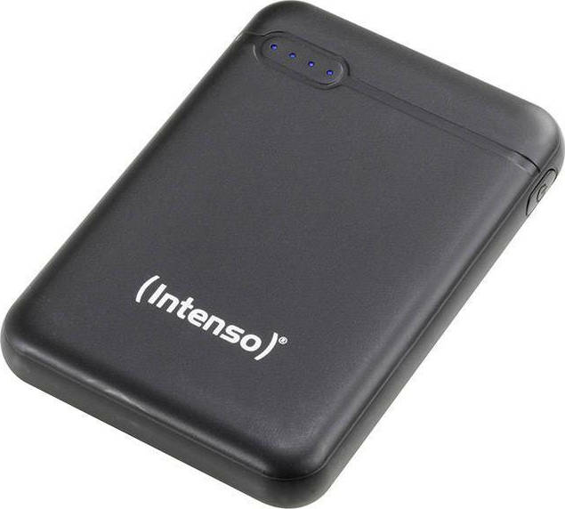 Intenso XS Power Bank 5000mAh με Θύρα USB-A και Θύρα USB-C Μαύρο ...