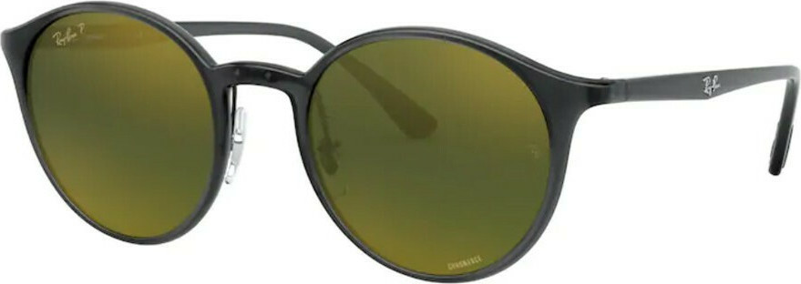 Ray Ban Γυαλιά Ηλίου με Γκρι Κοκκάλινο Σκελετό και Πράσινο Polarized ...