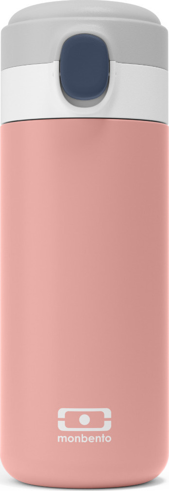 Monbento MB Pop Reciclabil Sticlă Termos Oțel inoxidabil Fără BPA 360ml Roz cu Mustiuc ...