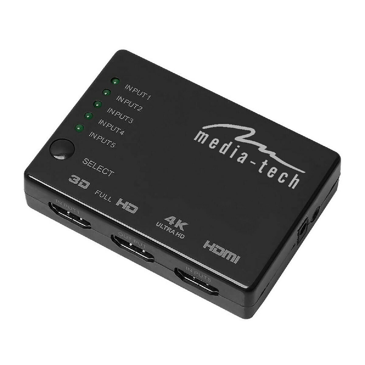 Media-Tech 5x 4K HDMI Switch MT5207 | Skroutz.gr