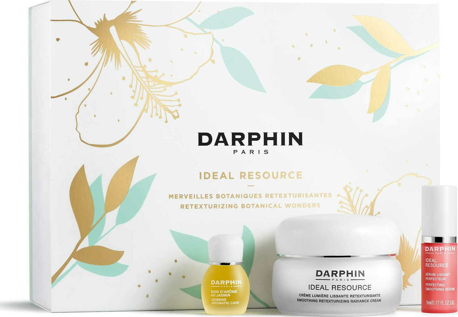 Darphin Ideal Resource Set Cream 50ml, Serum 5ml & Elixir Jasmine 4ml ...