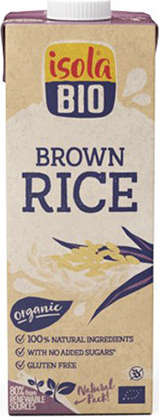 Isola BIO Βιολογικό Φυτικό Γάλα Ρυζιού Καστανού Χωρίς Ζάχαρη 1000ml ...
