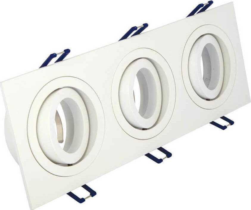 VK Lighting Παραλληλόγραμμο Μεταλλικό Πλαίσιο για Σποτ GU10 Κινητό σε ...