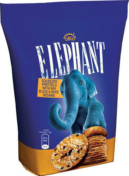Alka Elephant Crackers With Black & White Sesame Classic 80gr | Skroutz.gr