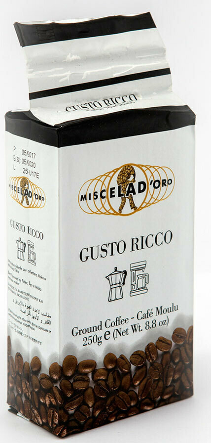 Gusto Καφές Espresso Ricco 250gr | Skroutz.gr