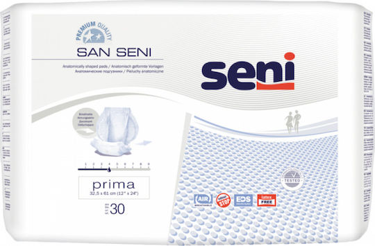 Seni San Prima Incontinence Diapers 30pcs | Skroutz.cy