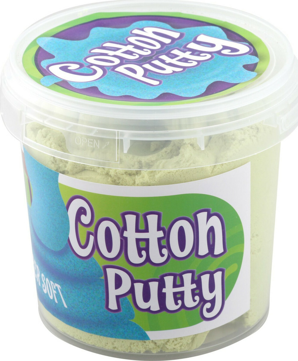Cotton Putty Βαζάκι Πλαστελίνης με Υφή Άμμου, Πράσινο για 6+ Ετών ...