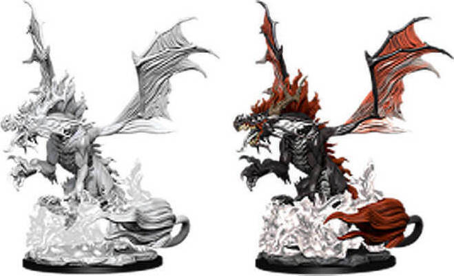 WizKids Pathfinder Deep Cuts Unpainted Miniatures : Nightmare Dragon ...