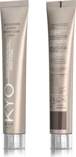 KYO Kolor System Ammonia Free & PPD Free 7.35 Ξανθό Μεσαίο Χρυσό Μαονί ...