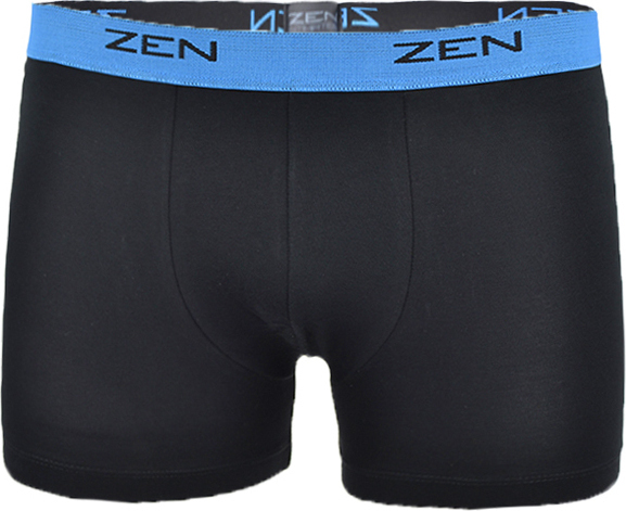 Zen Intimates 70202 Ανδρικό Μποξεράκι Μαύρο / Τιρκουάζ | Skroutz.gr