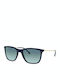Ray Ban Ανδρικά Γυαλιά Ηλίου με Μπλε Σκελετό και Μπλε Ντεγκραντέ Φακό ...