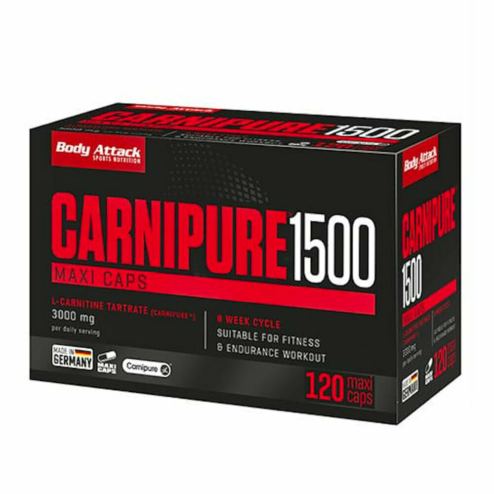 Body Attack Carnipure 1500 3000mg 120 κάψουλες | Skroutz.gr