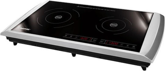 MPM MKE-11 MKE-11 Επιτραπέζια Εστία Επαγωγική Διπλή Μαύρη | Skroutz Cyprus