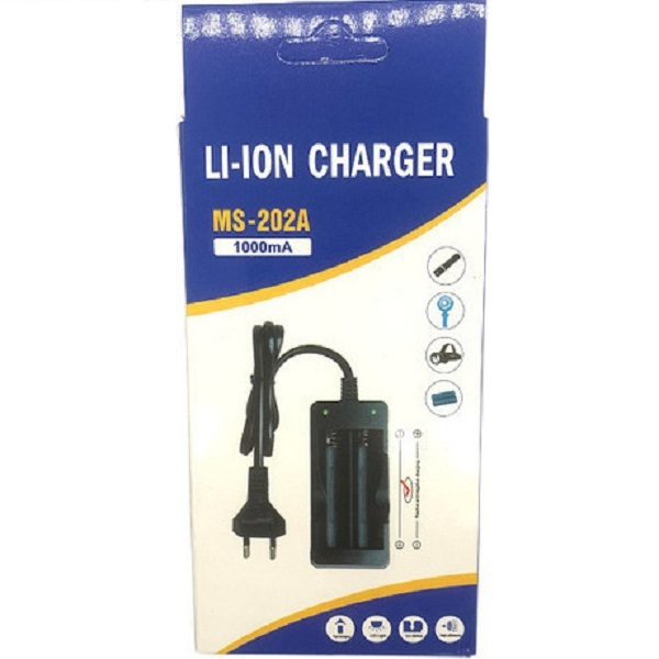 MS-202a Φορτιστής 2 Μπαταριών Li-ion Μεγέθους 18650 | Skroutz Cyprus