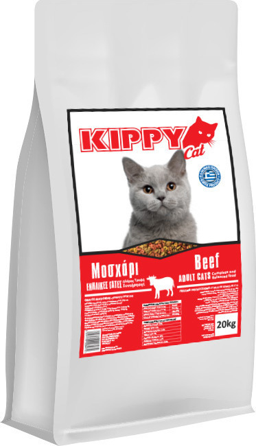 Kippy Ξηρά Τροφή για Ενήλικες Γάτες με Μοσχάρι 20kg | Skroutz.gr