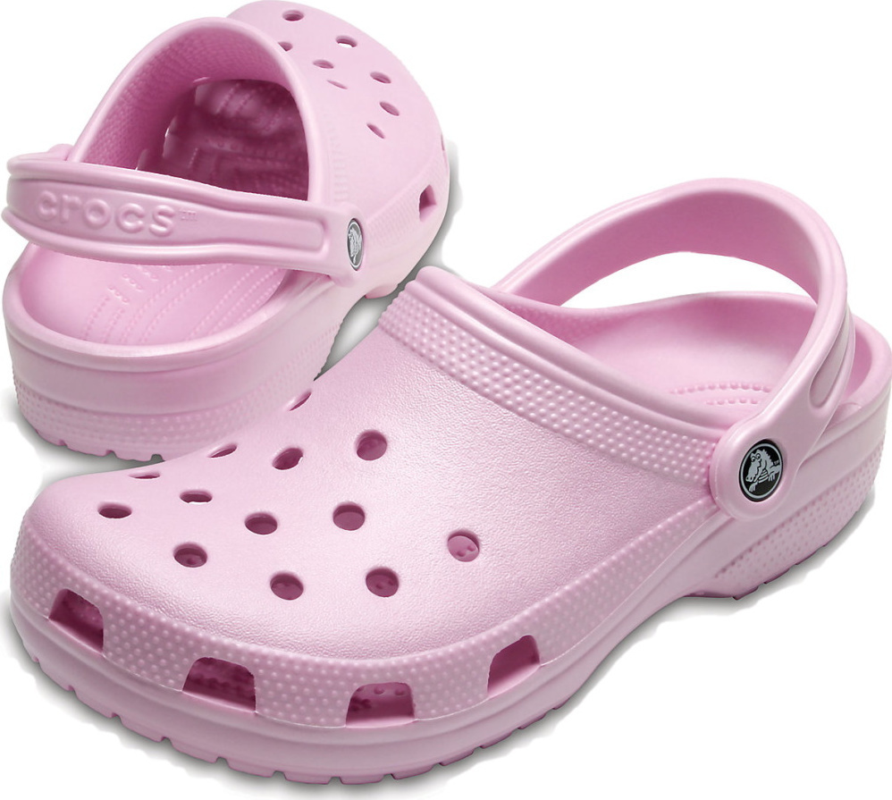 Crocs Παιδικά Ανατομικά Σαμπό Θαλάσσης Classic 10001-4GD Ροζ | Skroutz.gr