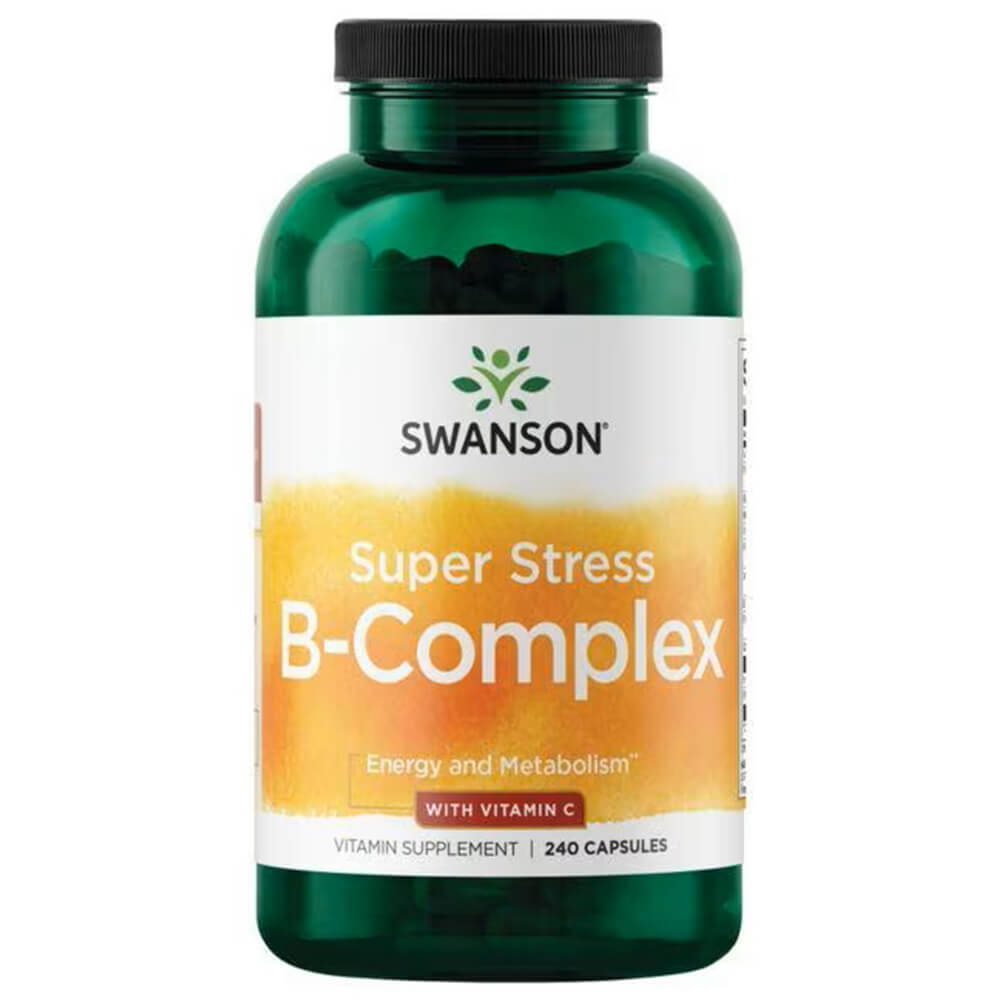 Swanson Super Stress B-Complex with Vitamin C 240 κάψουλες | Skroutz.gr