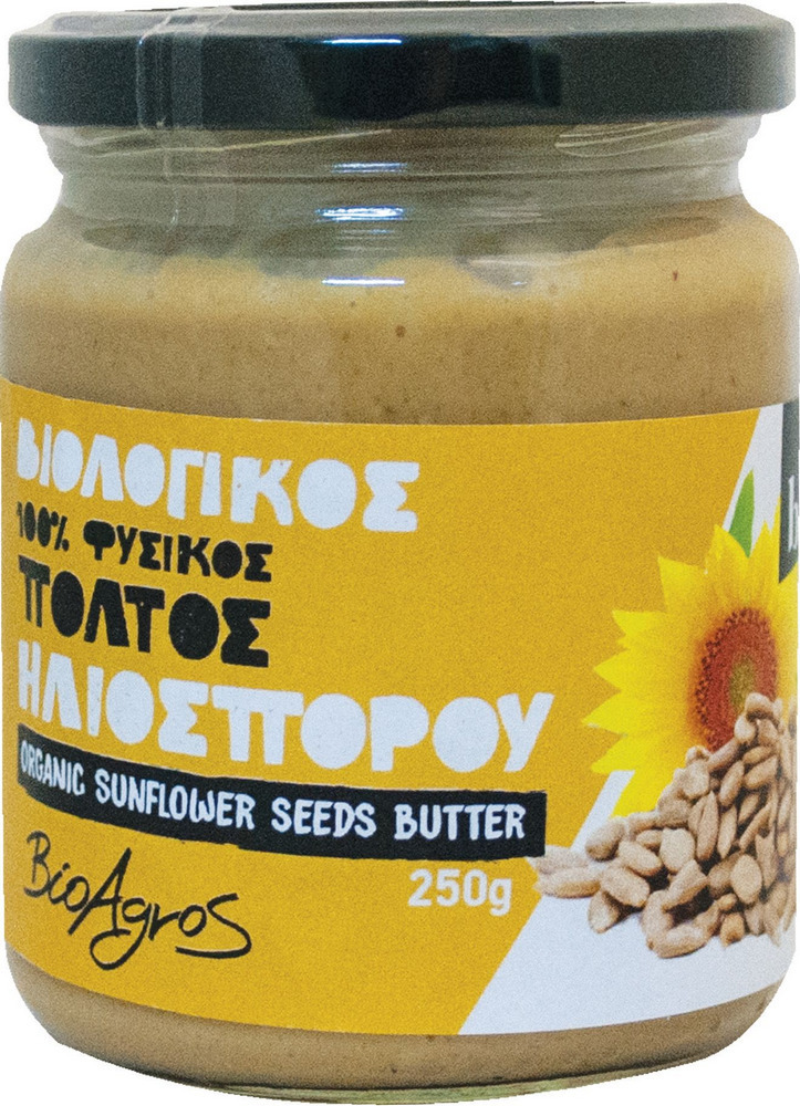Βιο Αγρός Βιολογικό Βούτυρο Ηλιόσπορου 250gr | Skroutz.gr