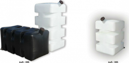 Bakoplast Πλαστική Δεξαμενή Νερού / Πετρελαίου / Λαδιού Παραλληλεπίπεδη Οριζόντια 750lt Λευκή ...