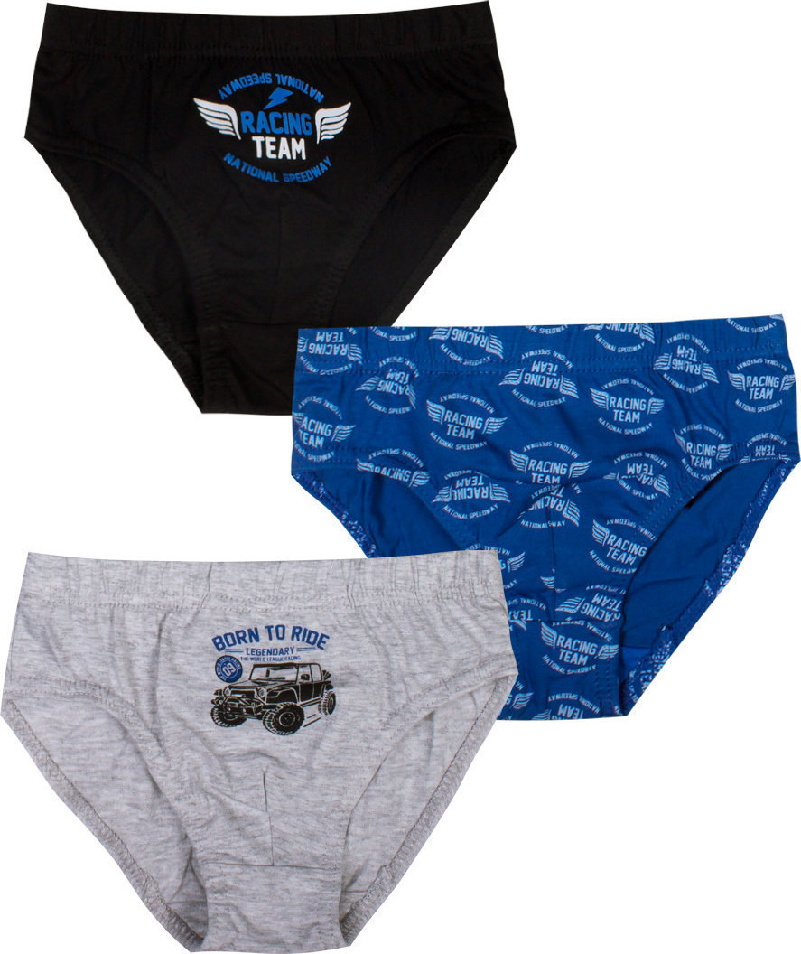 Minerva Born To Ride Παιδικό Σετ με Βρακάκια Πολύχρωμα 3τμχ 96-42002 ...