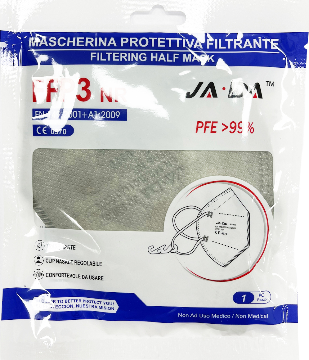 Jada FFP3 NR Filtering Half Mask PFE>99% Γκρι 20τμχ | Skroutz.gr