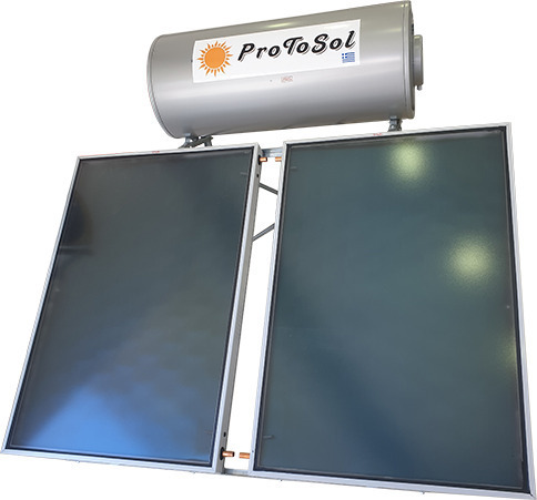 ProToSol Ηλιακός Θερμοσίφωνας 200lt/4m² Glass Τριπλής Ενέργειας ...