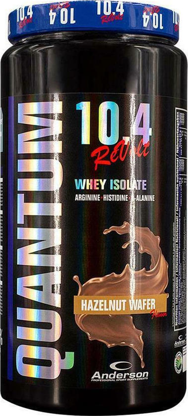 Anderson Quantum 10.4 Revolt Whey Isolate 800gr Hazelnut Wafer | Skroutz.gr