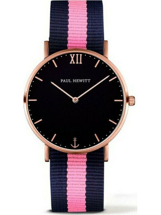 Paul Hewitt Men's Watch 39mm Battery with Fabric Strap PH-SA-R-ST-B-NLP ...