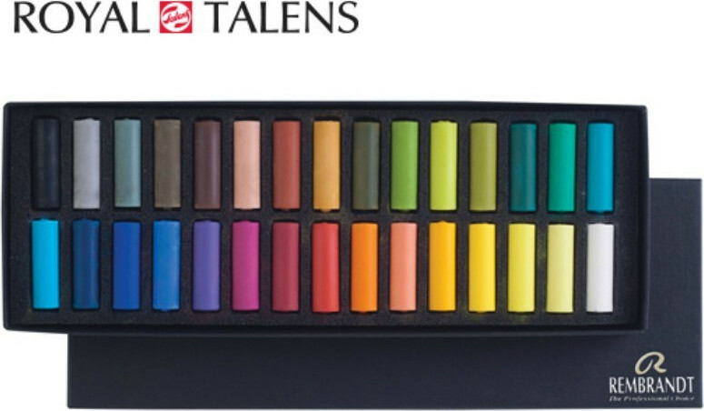 Royal Talens Rembrandt Σετ Κηρομπογιές Soft Pastel Half Set Basic 30τμχ ...