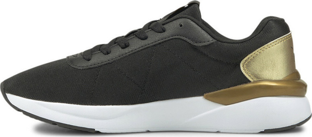 Puma Rose Metallic Pop Γυναικεία Sneakers Μαύρα 381080-01 | Skroutz.gr