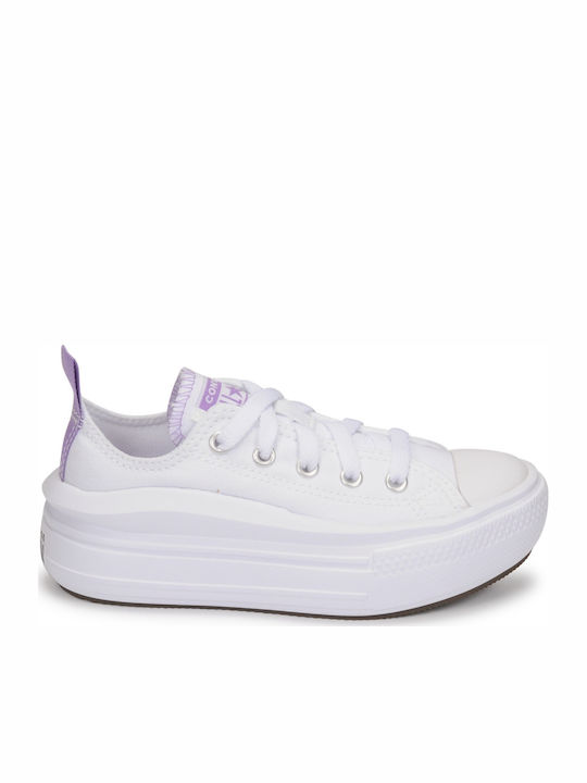 Converse CHUCK TAYLOR ALL STAR Παιδικά Sneakers White / Pixel Purple ...