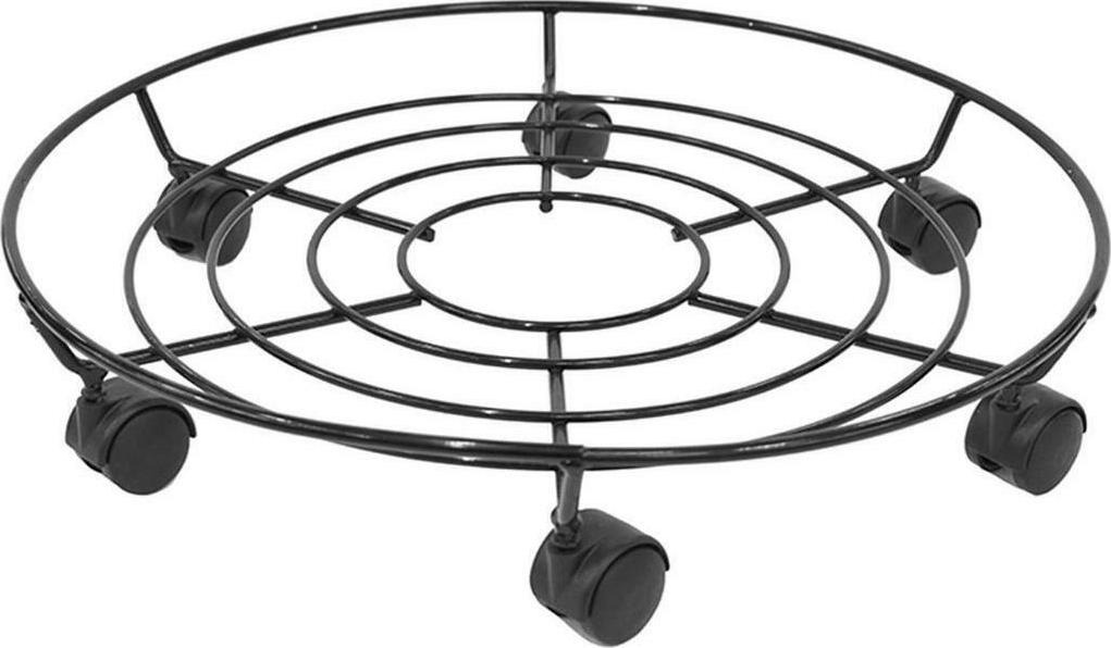 Plastona 022.1330-50 Μεταλλική Βάση Φ50x10cm με Ρόδες | Skroutz.gr