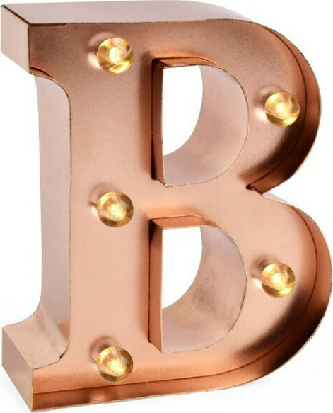 Legami Milano Διακοσμητικό Φωτιστικό Γράμμα LED Μπαταρίας σε Χάλκινο ...