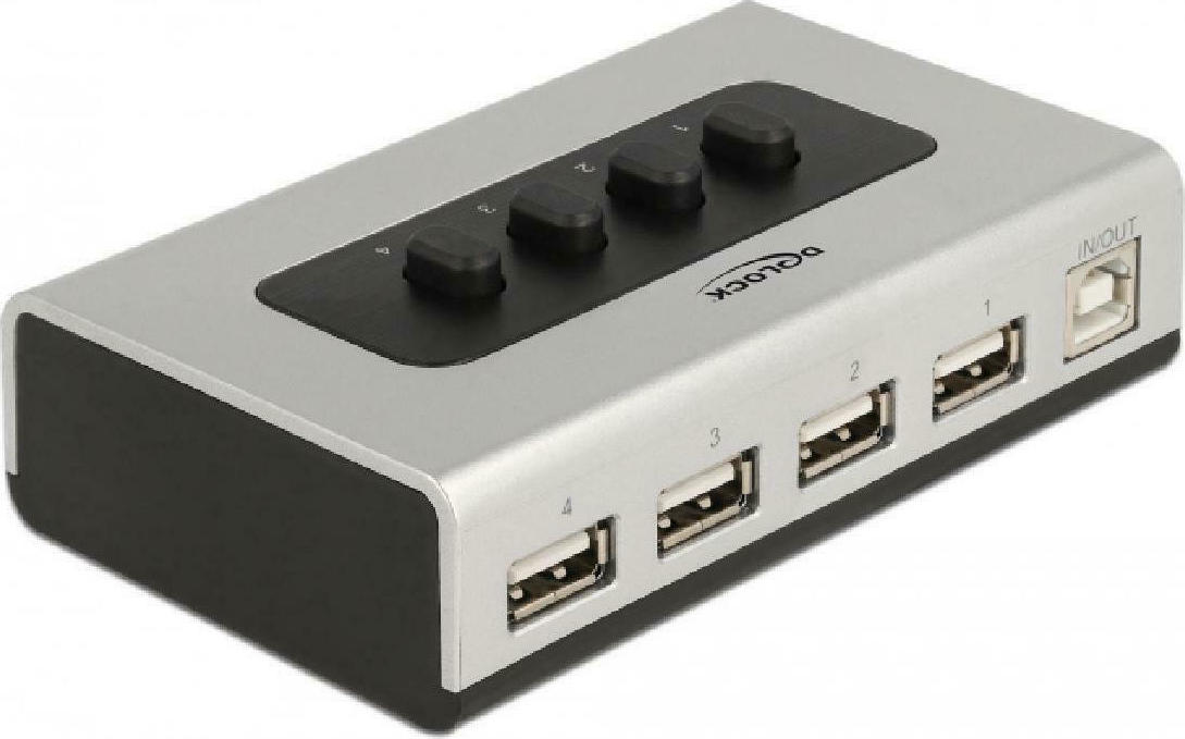 DeLock USB Type Α Switch 4 Ports Bidirectional | Skroutz.gr