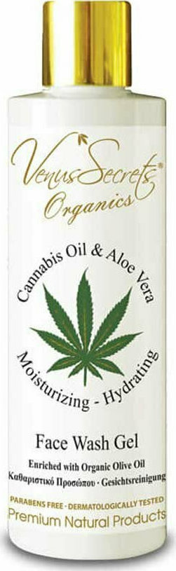 Venus Secrets Cannabis Oil & Aloe Vera Face Wash Gel 100ml | Skroutz.gr