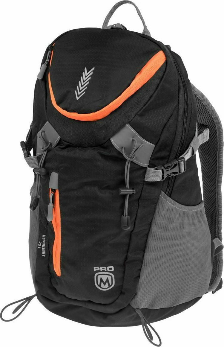 Promacher Promacher Hermis Unisex Τσάντα Πλάτης Γυμναστηρίου Μαύρη ...