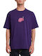 Volcom Mindbottle Ανδρικό T-shirt Μωβ με Στάμπα A4332111-VLI | Skroutz.gr