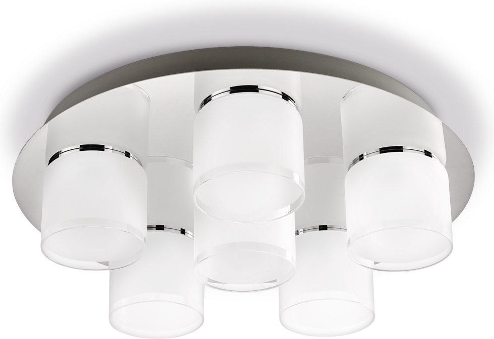 Philips InStyle Byzantin Μοντέρνα Γυάλινη Πλαφονιέρα Οροφής με ...