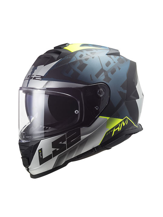 LS2 FF800 Storm Sprinter Full Face Helmet with Sun Visor ECE 22.05 ...