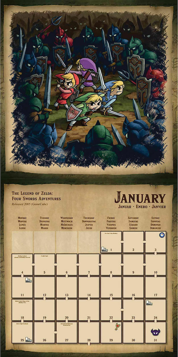 Pyramid International The Legend of Zelda 2021 Calendar | Skroutz.gr