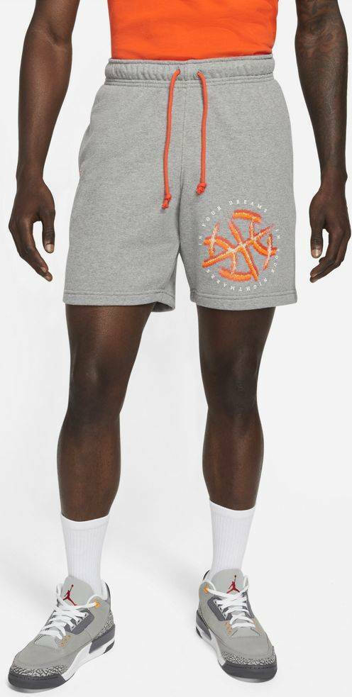 Jordan DNA Hybrid Αθλητική Ανδρική Βερμούδα με Σχέδια Carbon Heather ...