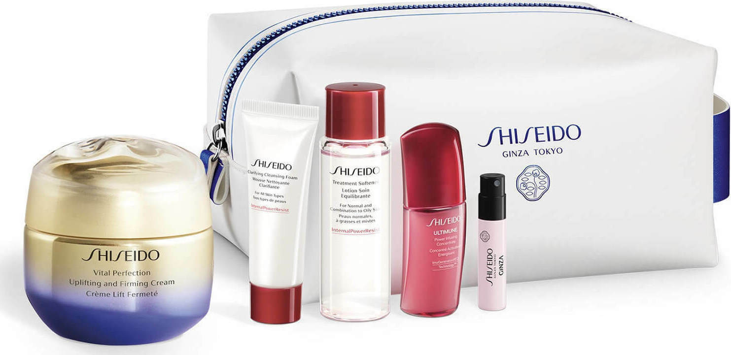 Shiseido Vital Perfection Uplifting and Firming Cream Pouch Set ...