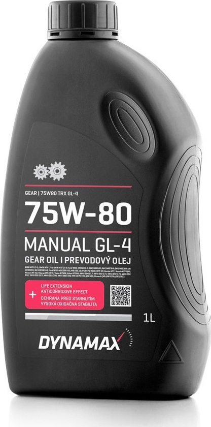 Dynamax Βαλβολίνη Gear TRX GL4 75W-80 1lt - Skroutz.gr