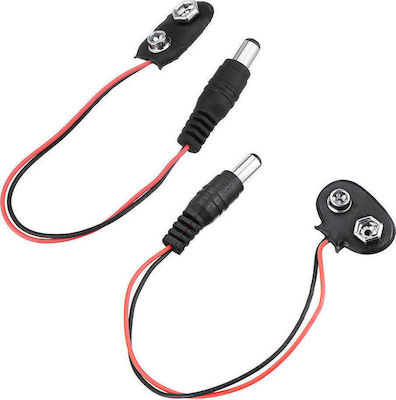9V T-type Battery Connector to Barrel Jack για Arduino | Skroutz.gr