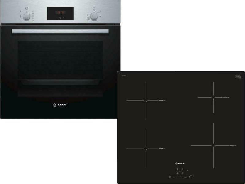 Bosch HBF154BS0 + PUE611BB2E Φούρνος άνω Πάγκου 66lt με Επαγωγικές ...