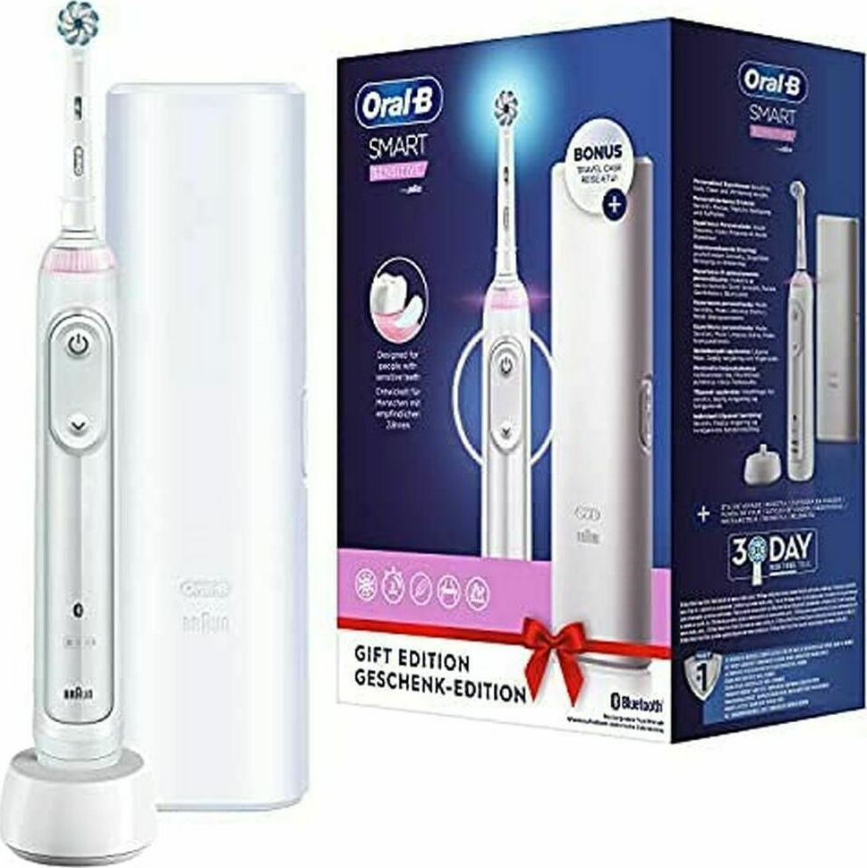 Oral-B Smart Sensitive Ηλεκτρική Οδοντόβουρτσα με Αισθητήρα Πίεσης και ...