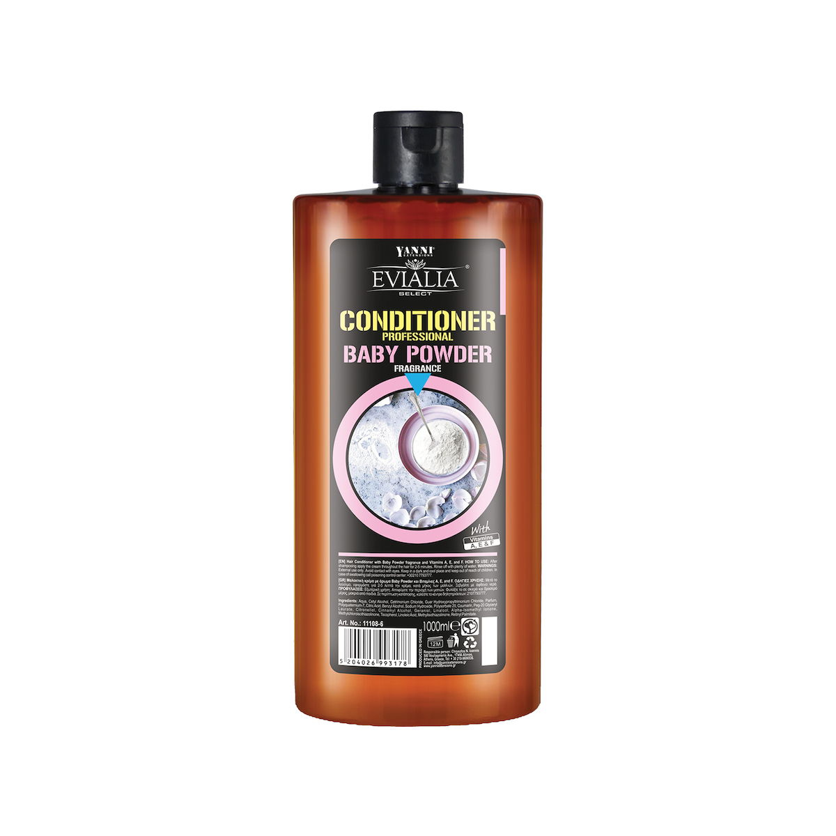 Yanni Extensions Evialia Baby Powder Conditioner Διατήρησης Χρώματος ...