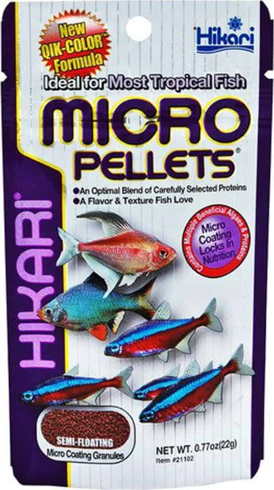 Hikari Micro Pellets Fischfutter für Fische mit Spirulina 22g | Skroutz ...