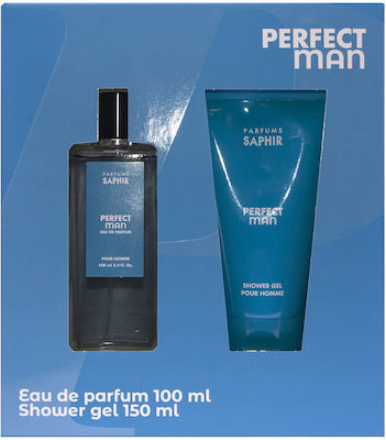 Saphir Perfect Man Eau De Parfum 100ml & Shower Gel 150ml - Skroutz.gr