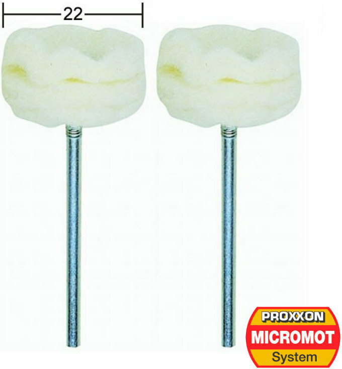 Proxxon 28299 Τσόχες Γυαλίσματος 22mm με Άξονα 2τμχ | Skroutz.gr